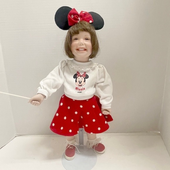 Disney | Toys | Vintage Disney Ashton Drake Minnie Mouse Doll Signed ...